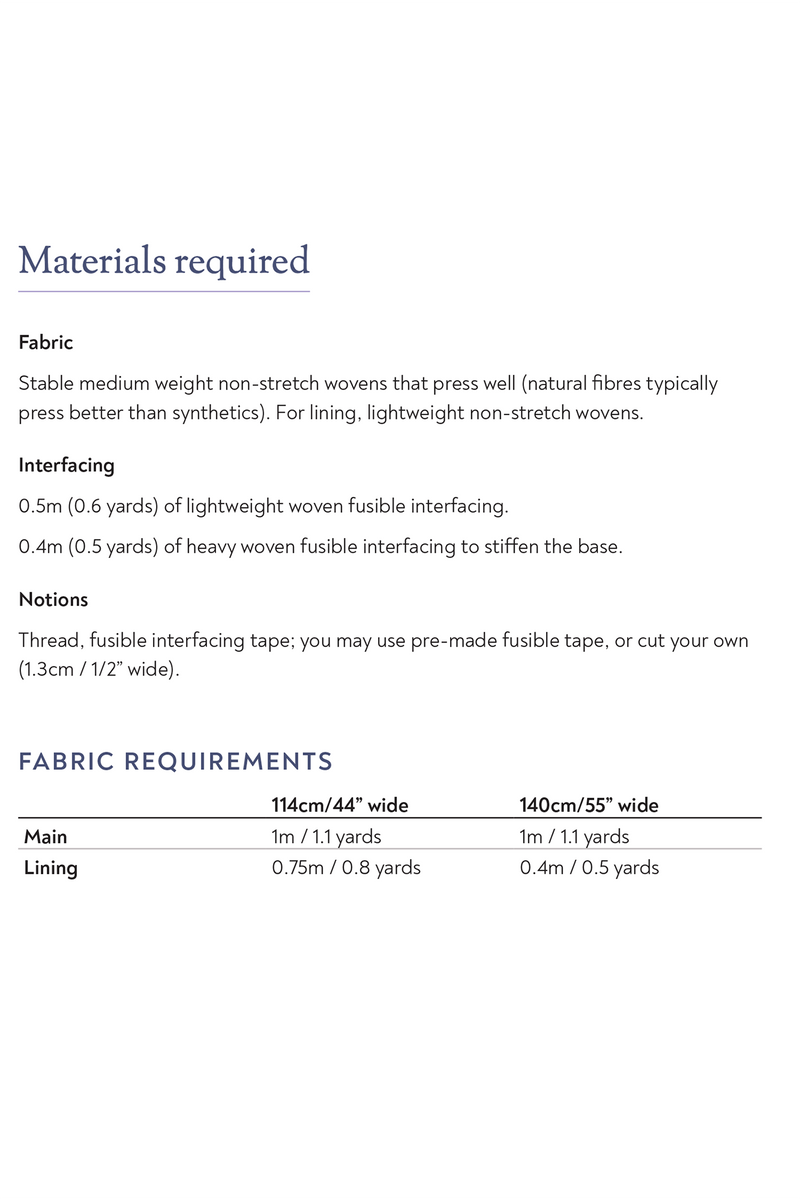 Xenta - Tote bag (PDF pattern) - Forget-me-not Patterns