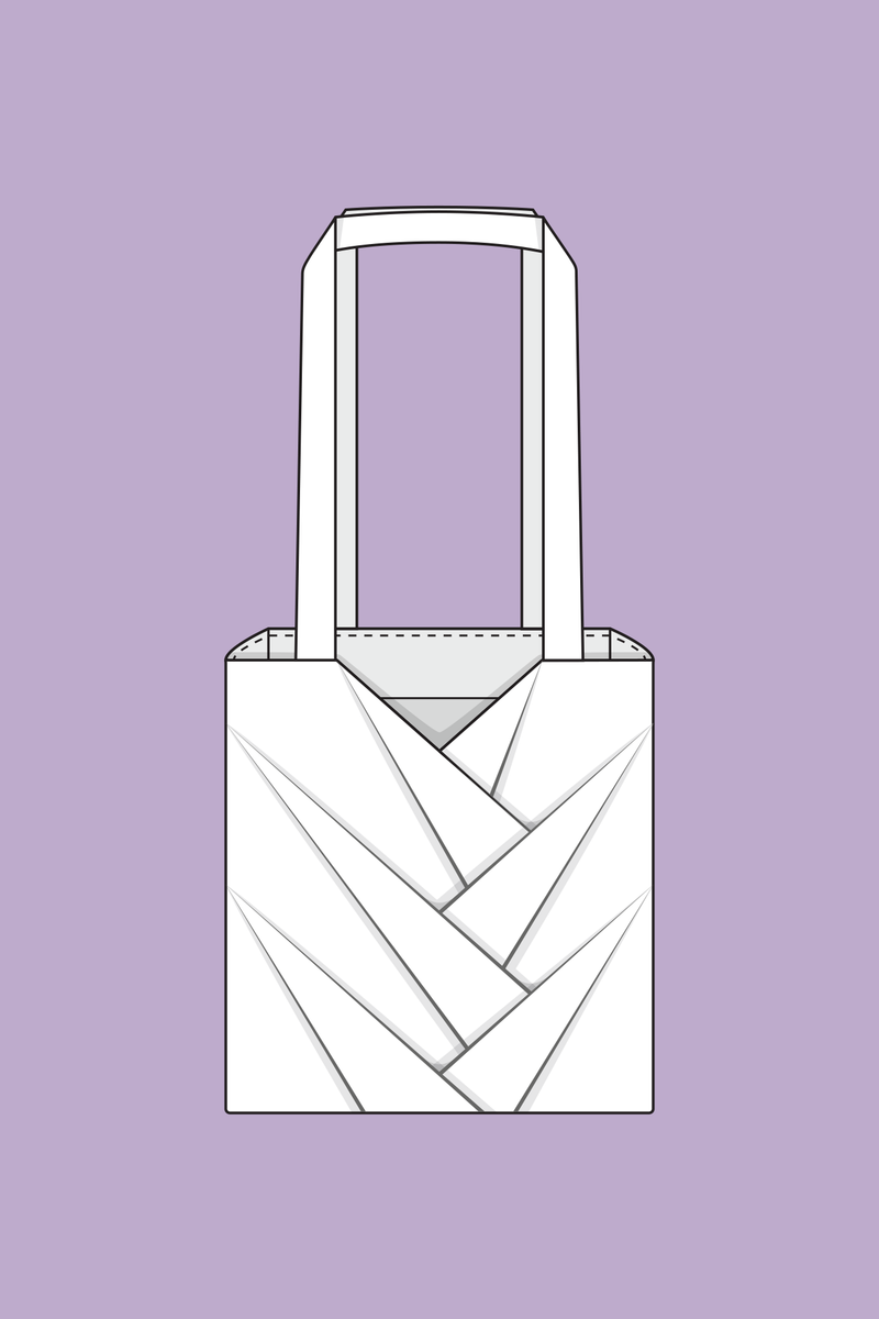Xenta - Tote bag (PDF pattern) - Forget-me-not Patterns