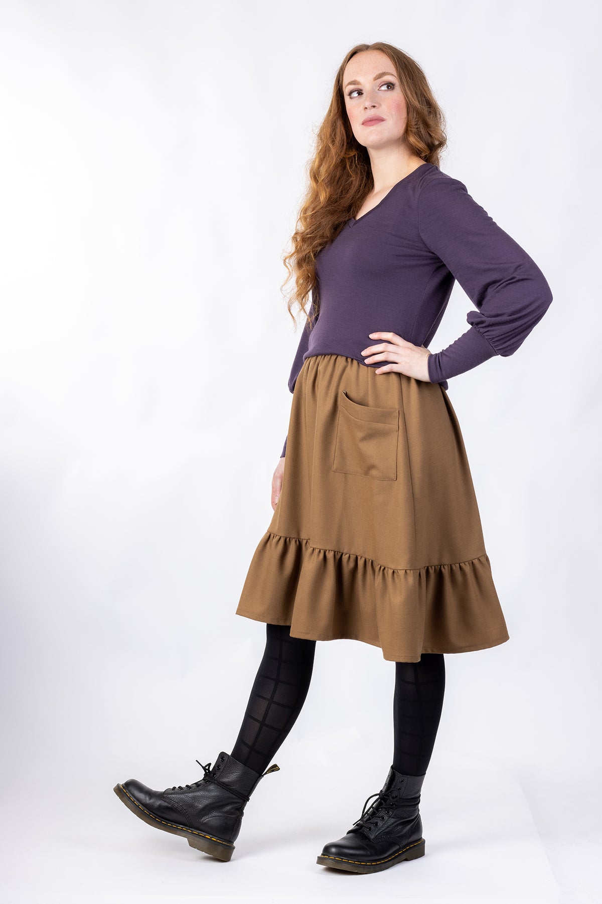 Vera - Knit top (Free PDF pattern) - Forget-me-not Patterns