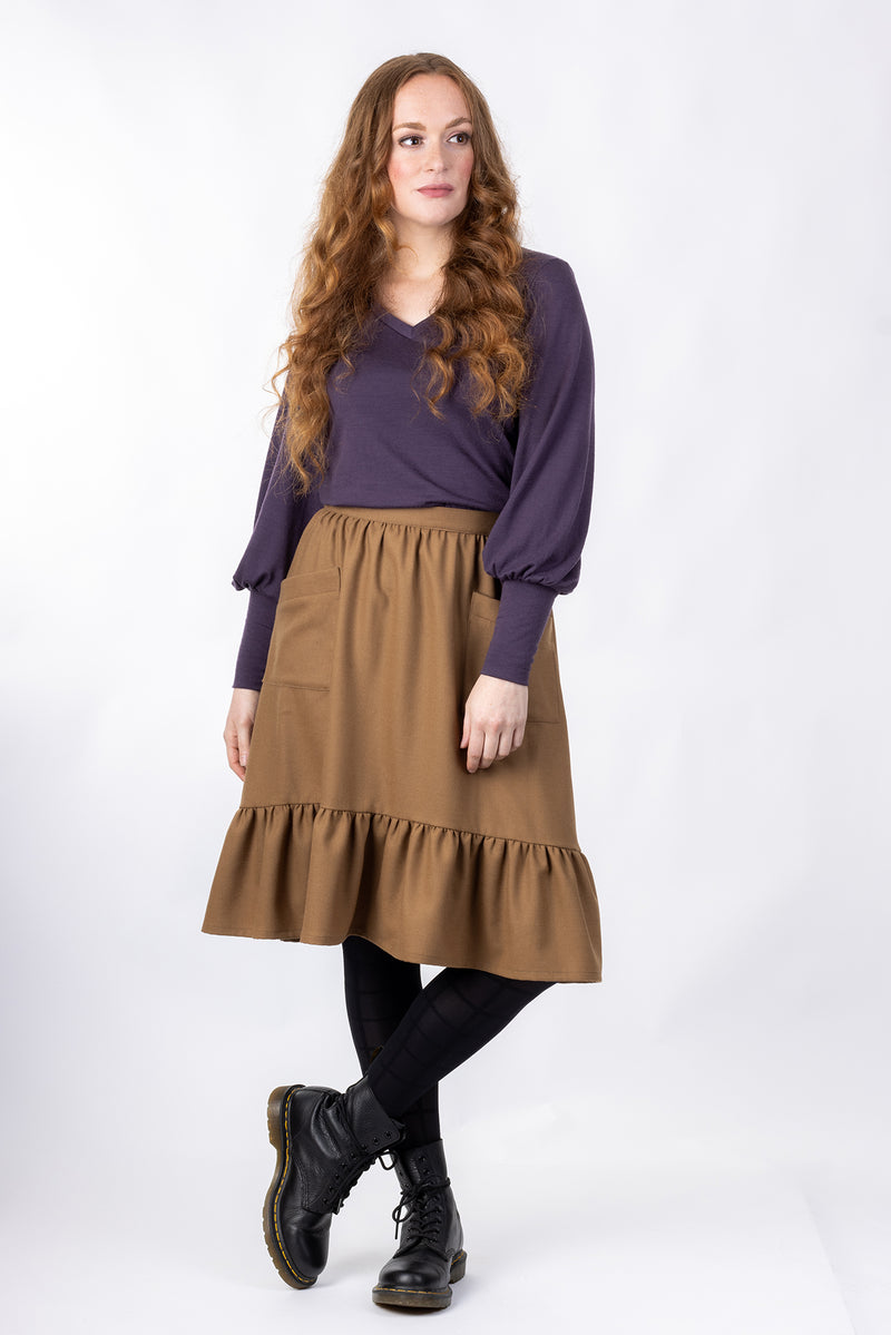 Vera - Knit top (Free PDF pattern) - Forget-me-not Patterns