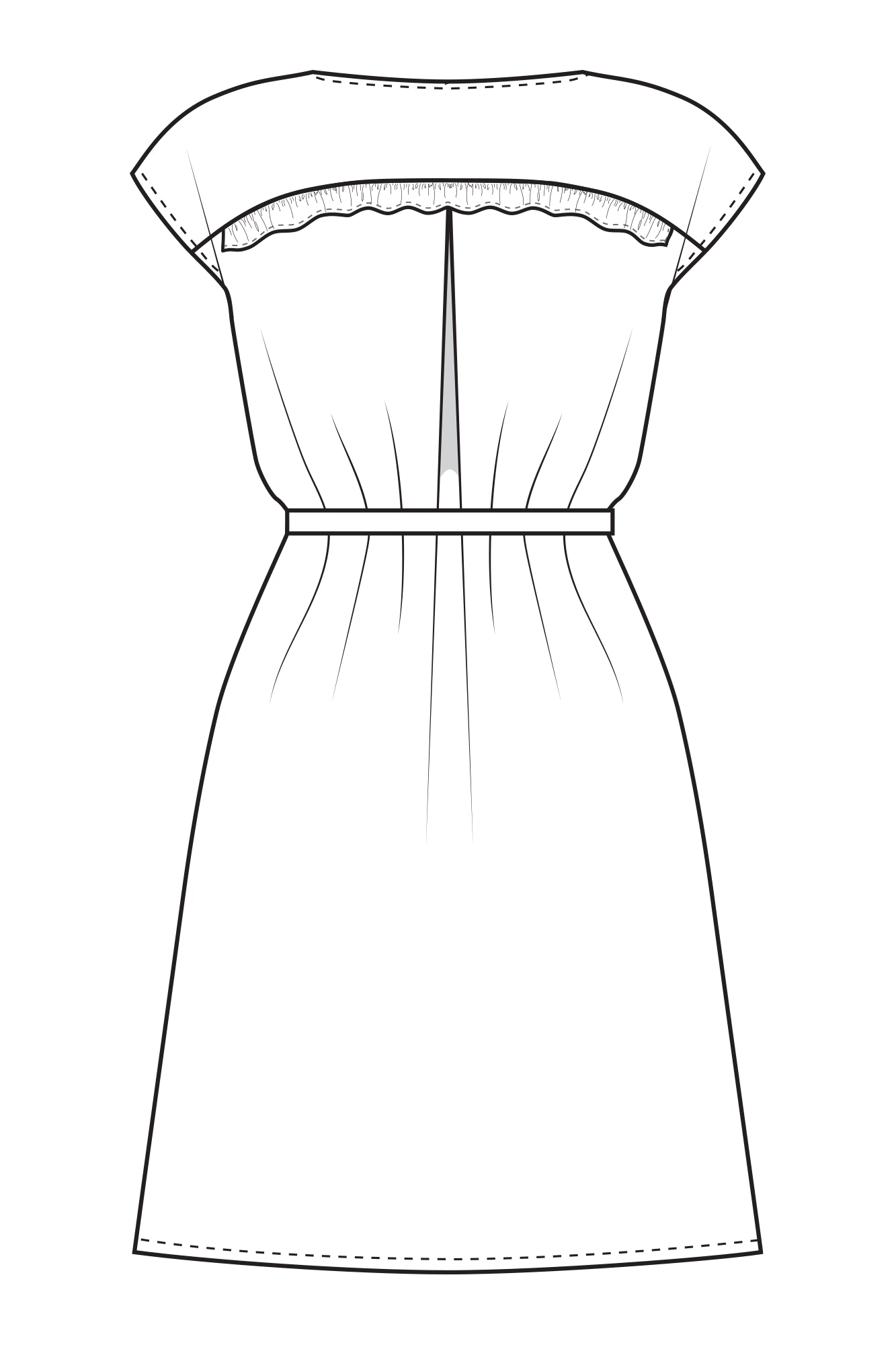 Lola - Blouse and dress (PDF pattern) - Forget-me-not Patterns